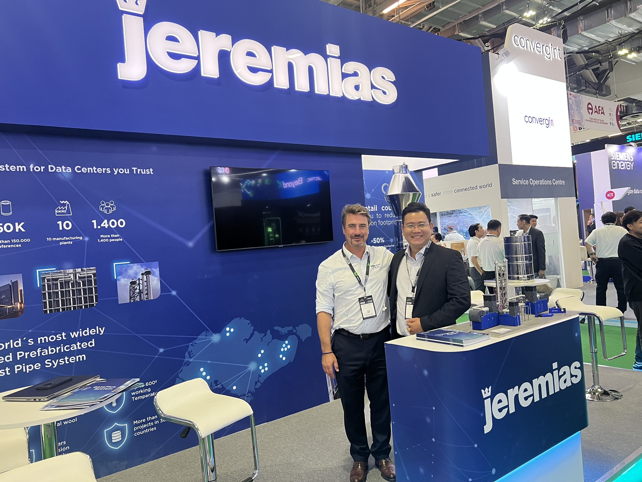 Jeremias destaca en Data Centre World Asia 2025 con soluciones avanzadas